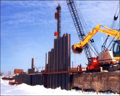 Retaining Walls / Sheet Piling | Weatherall Dock and Dredge