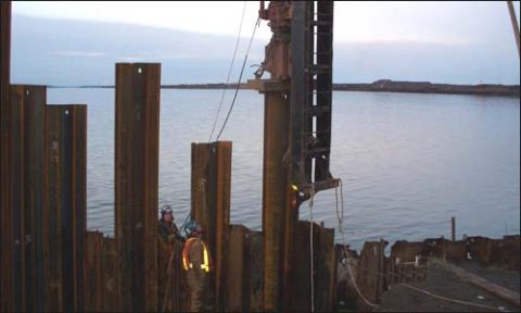 Retaining Walls / Sheet Piling | Weatherall Dock and Dredge